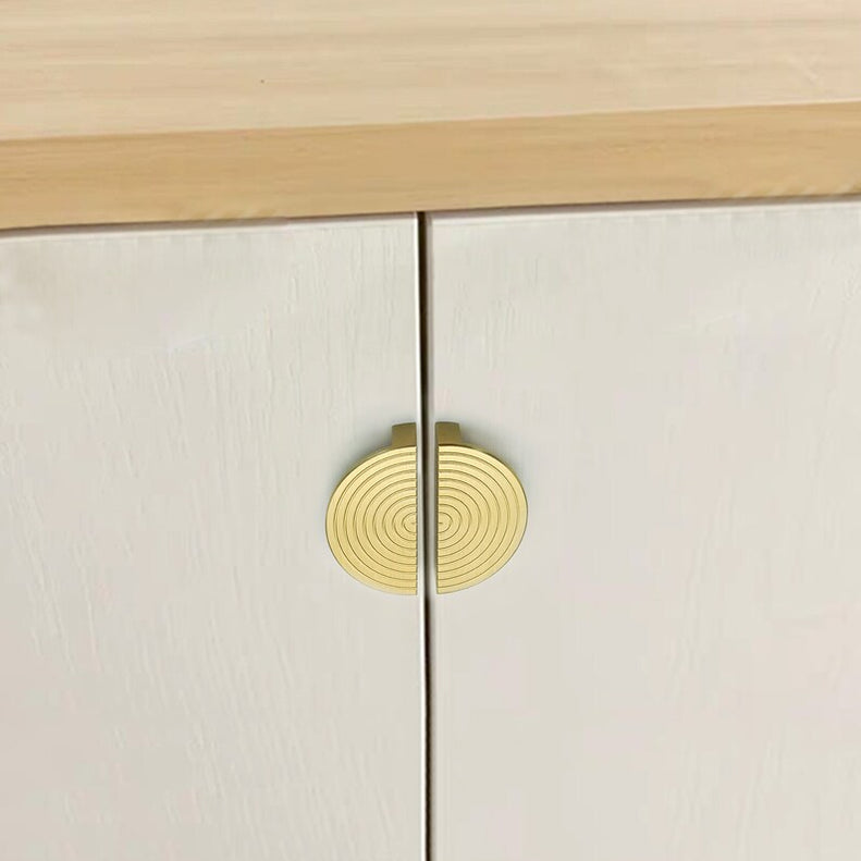 Goldenwarm Gold Cabinet Handles Unique Decorative Kitchen Cabinet Knobs ...
