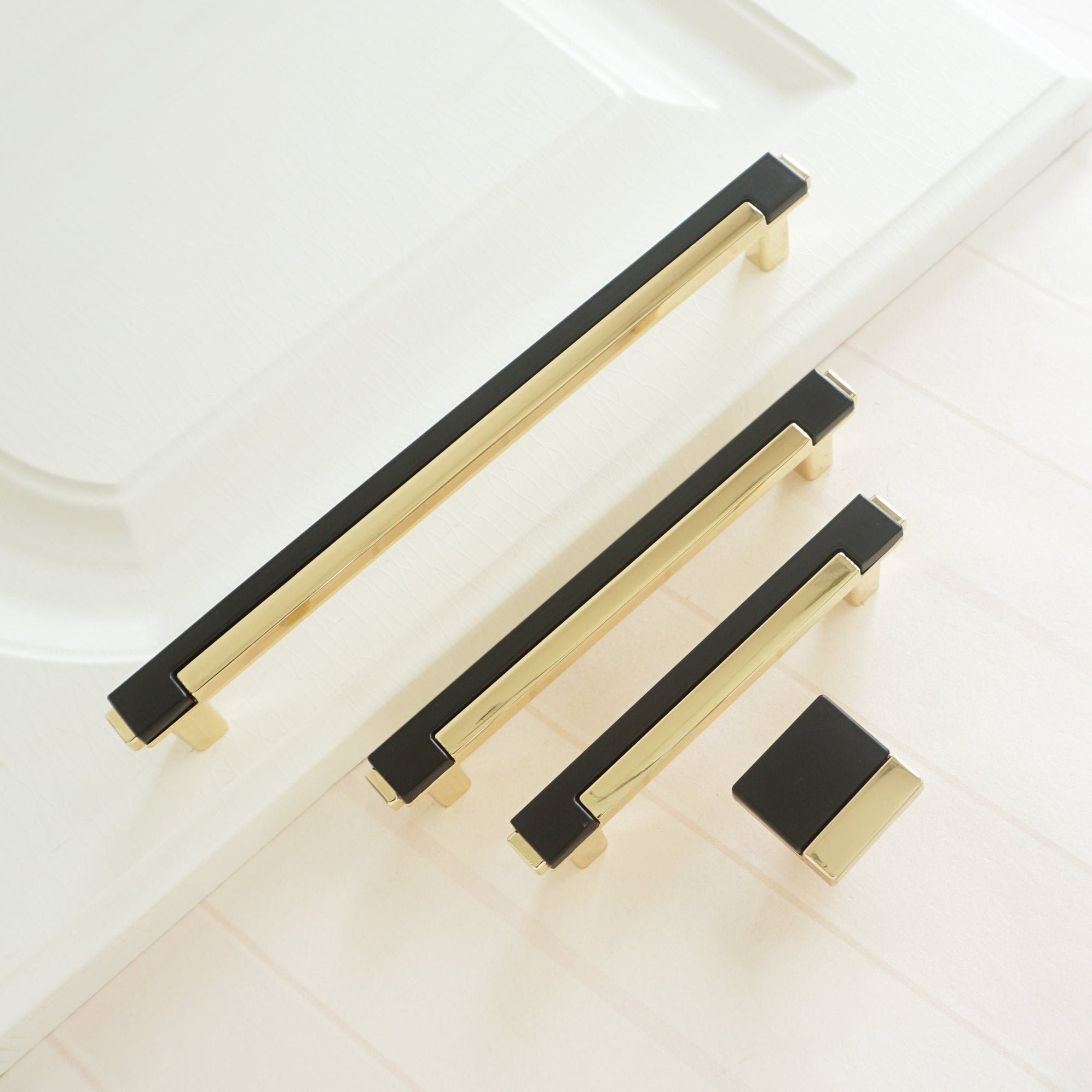 Goldenwarm Cabinet Handles and Knobs Modern Kitchen Cabinet Hardware