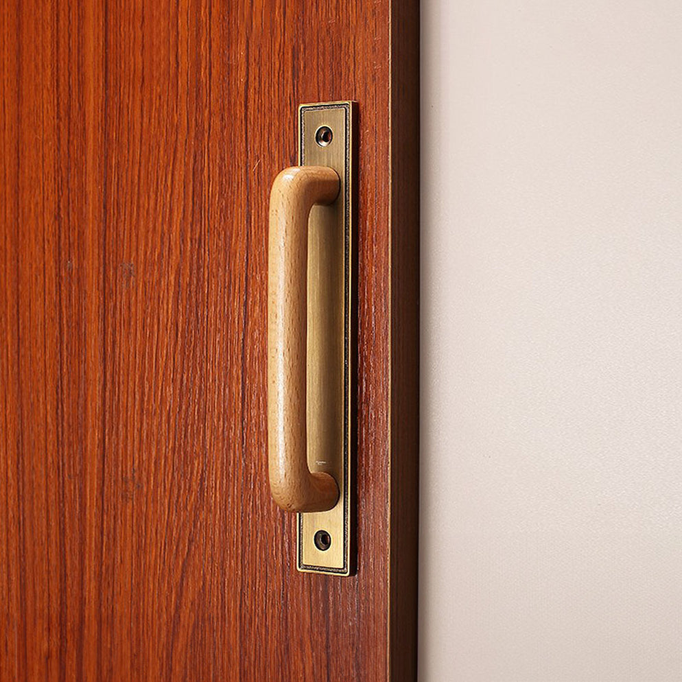 Goldenwarm Wooden Cabinet Backplate Pulls Kitchen Cupboard Gold Drawer ...