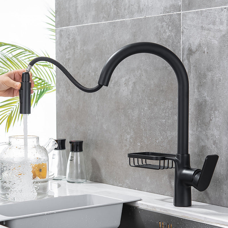 Goldenwarm Kitchen Faucet Single Handle Hot Cold Kitchen Faucet with ...