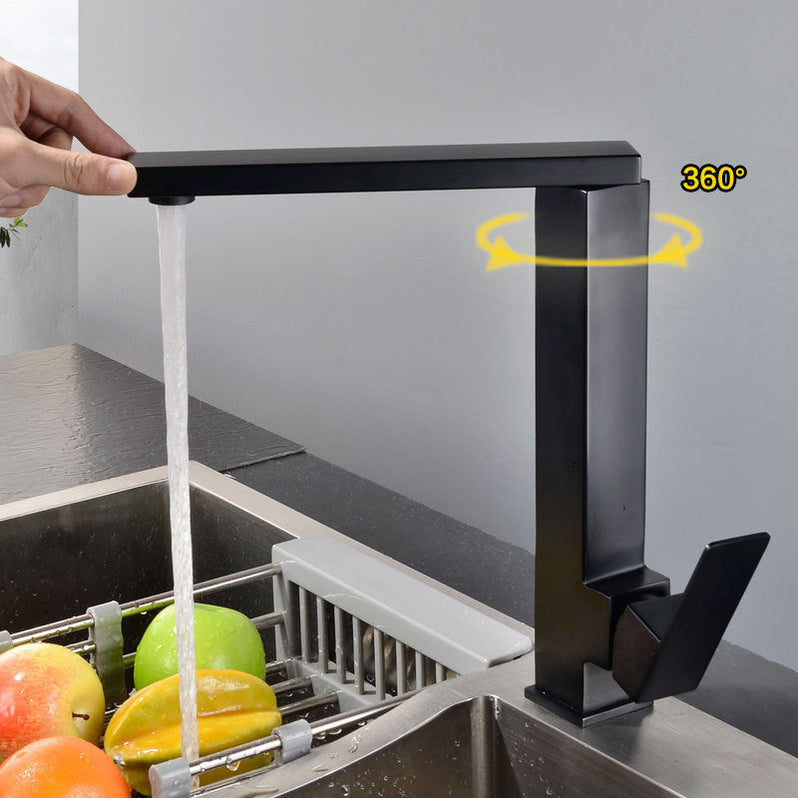 Goldenwarm Kitchen Faucet Mixer Tap Stainless Steel 360-Degree Kitchen ...