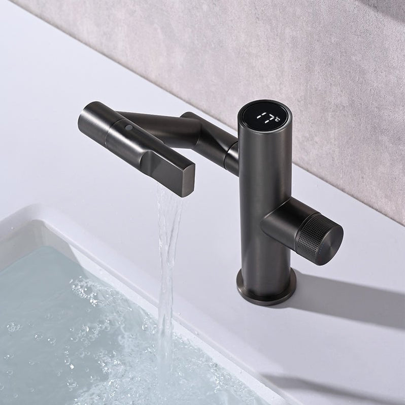 Goldenwarm Single-Hole Faucet Smart Temperature Display Bathroom Sink ...