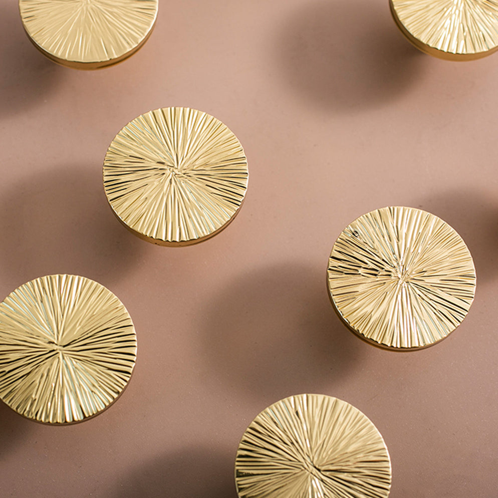 Goldenwarm Cabinet Knobs Gold Pulls and Knobs for Kitchen Cabinets