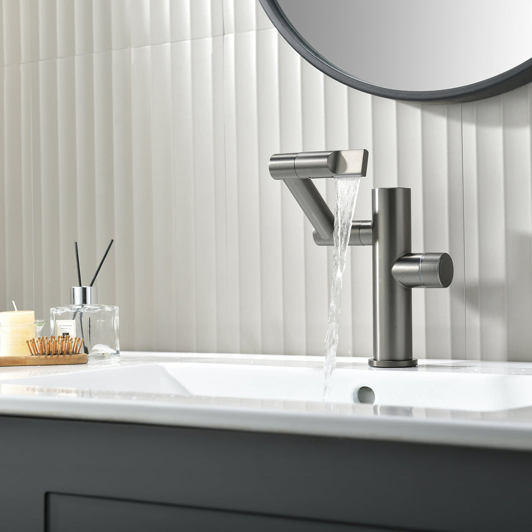 Goldenwarm Single-Hole Faucet Smart Temperature Display Bathroom Sink ...
