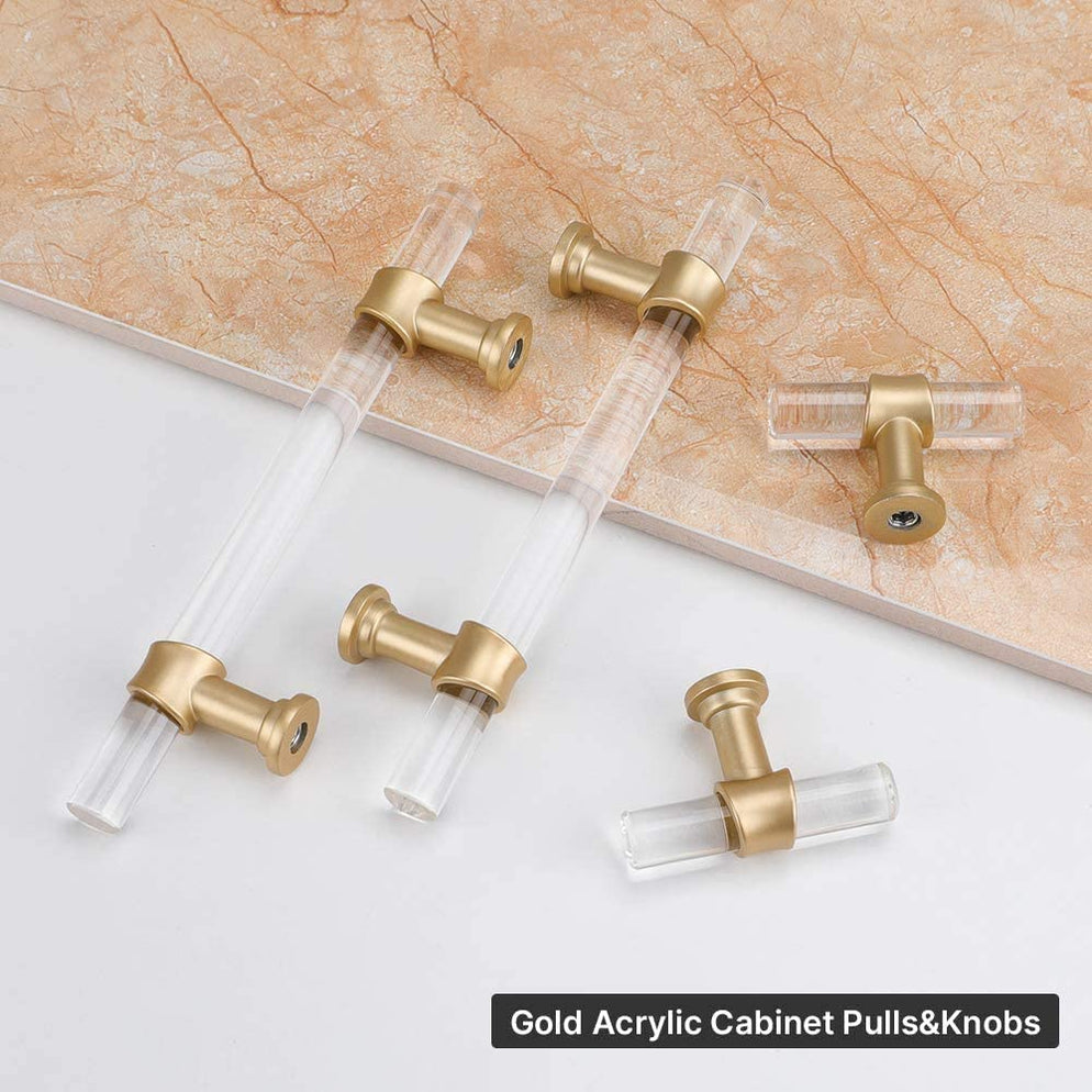 Cabinet Handles Modern Cabinet Pulls Acrylic Drawer Pulls — Goldenwarm