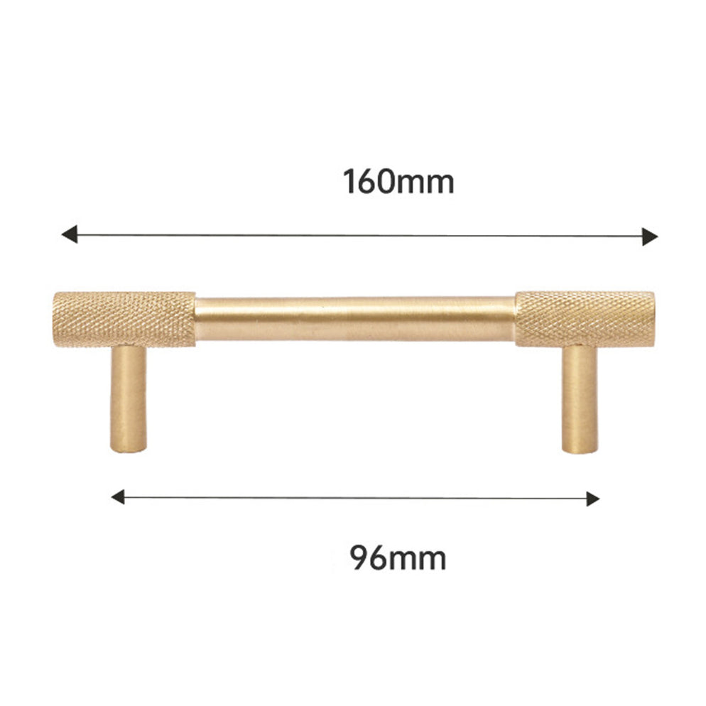 Goldenwarm Brass Cabinet Handles Gold Modern Cabinet Pulls for Kitchen