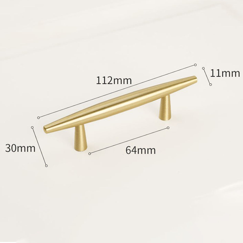 Goldenwarm Cabinet Handles Solid Brass Cabinet Pulls Kitchen Drawer Pulls