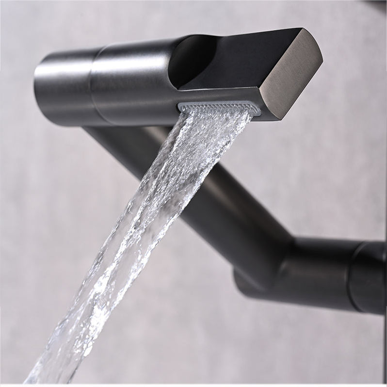 Goldenwarm Single-Hole Faucet Smart Temperature Display Bathroom Sink ...