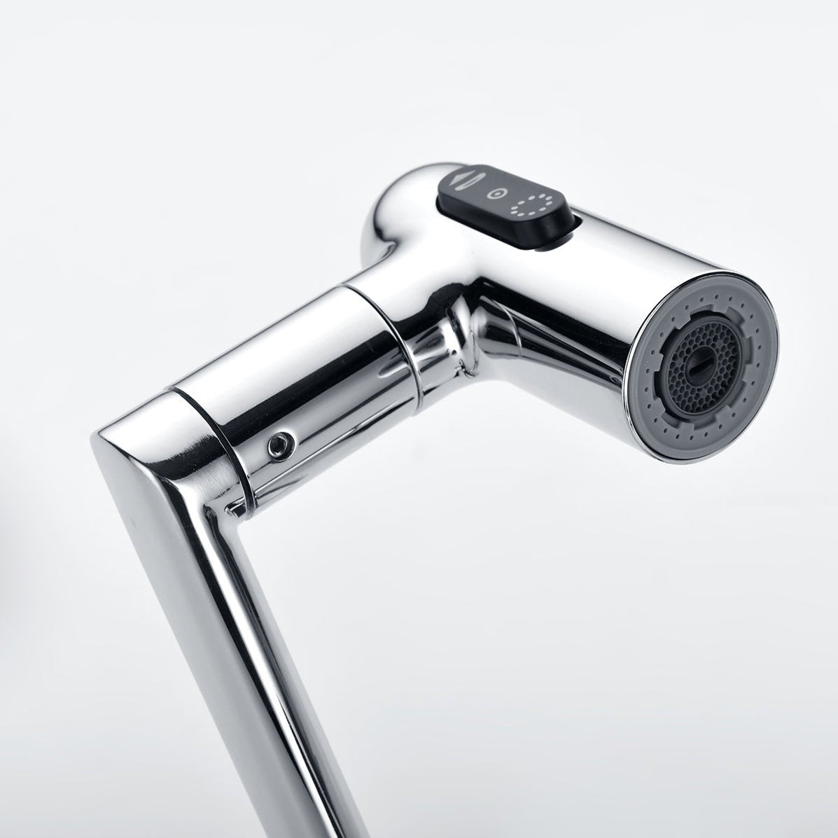 Bathroom Sink Faucets Temperature Display Single-Hole Rotatable Faucet ...